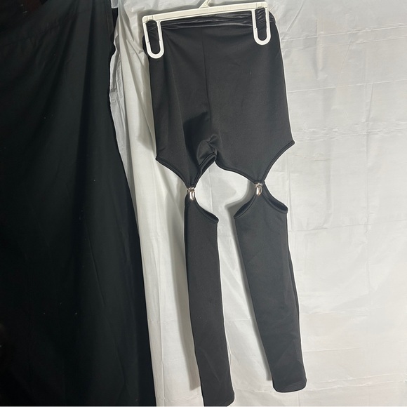 Forever 21 | Pants & Jumpsuits | Forever 2 Black Spandex Faux Leather ...